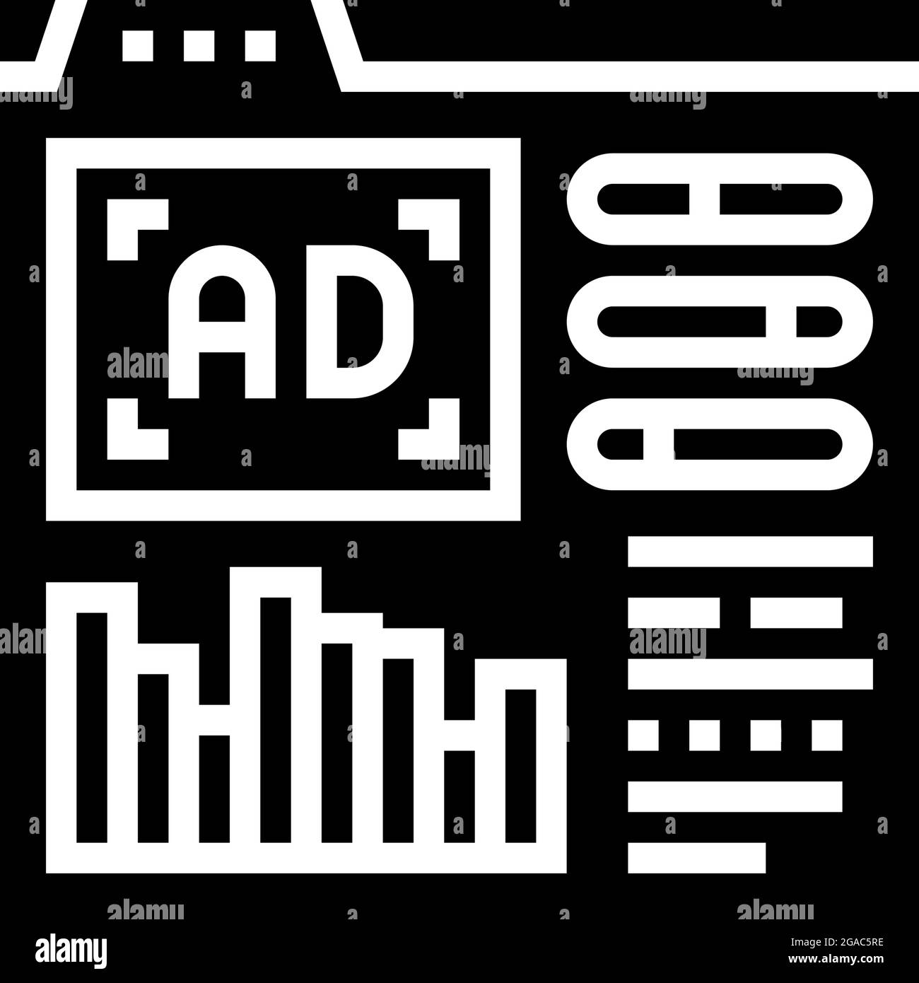 google analytics integration glyph icon vector illustration Stock Vector Image & Art - Alamy