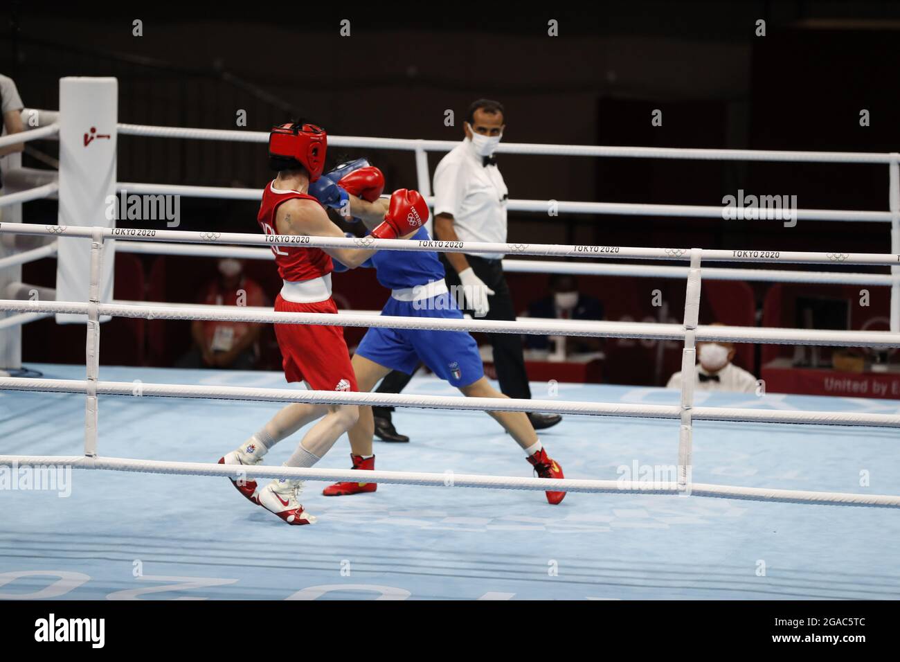 Tokyo -Japan July 30, 2021, Tokyo2020 Olympic Games, 75-kiloweight ...