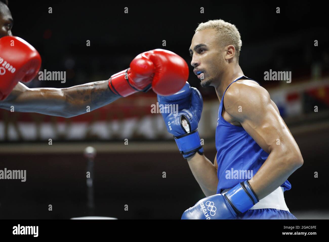 Tokyo -Japan July 30, 2021, Tokyo2020 Olympic Games, 75-kiloweight ...