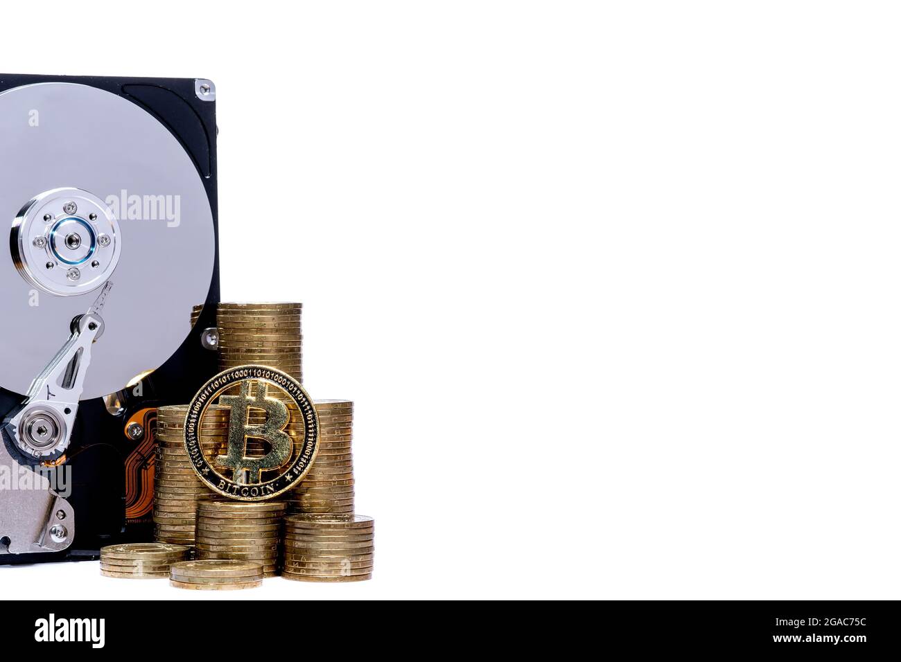 Cryptocurrency Chia and hard disk server for mining . New Crypto ...