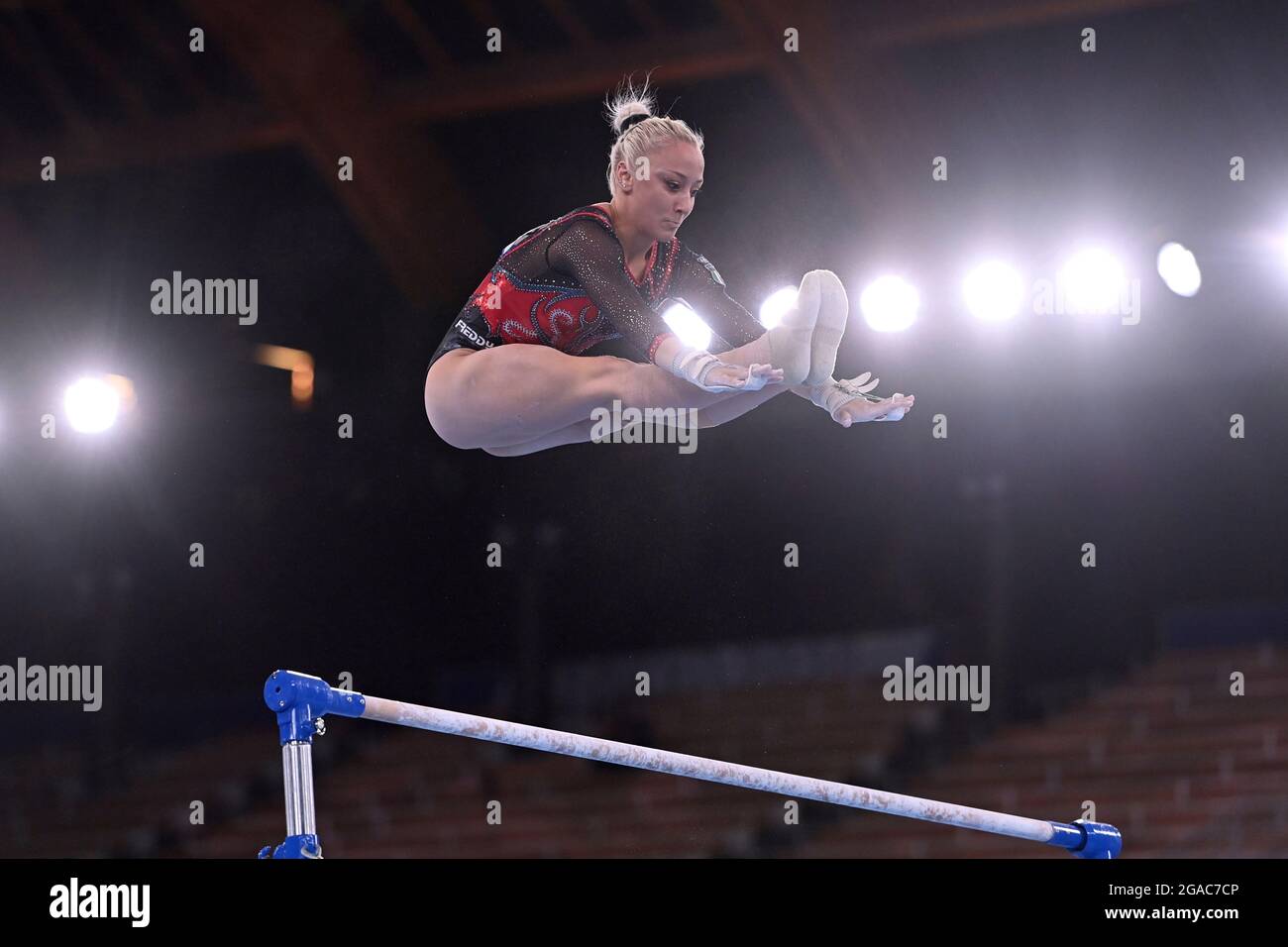 Uneven bars gymnastics hi-res stock photography and images - Alamy