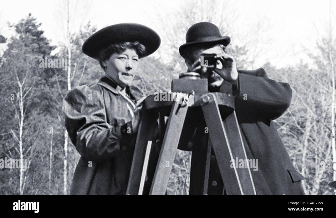 ALICE GUY-BLACHÉ (1873-1968) Pioneer French film producer Stock Photo ...