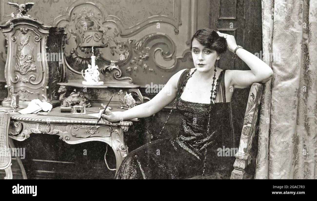 ALICE GUY-BLACHÉ (1873-1968) Pioneer French film producer Stock Photo ...