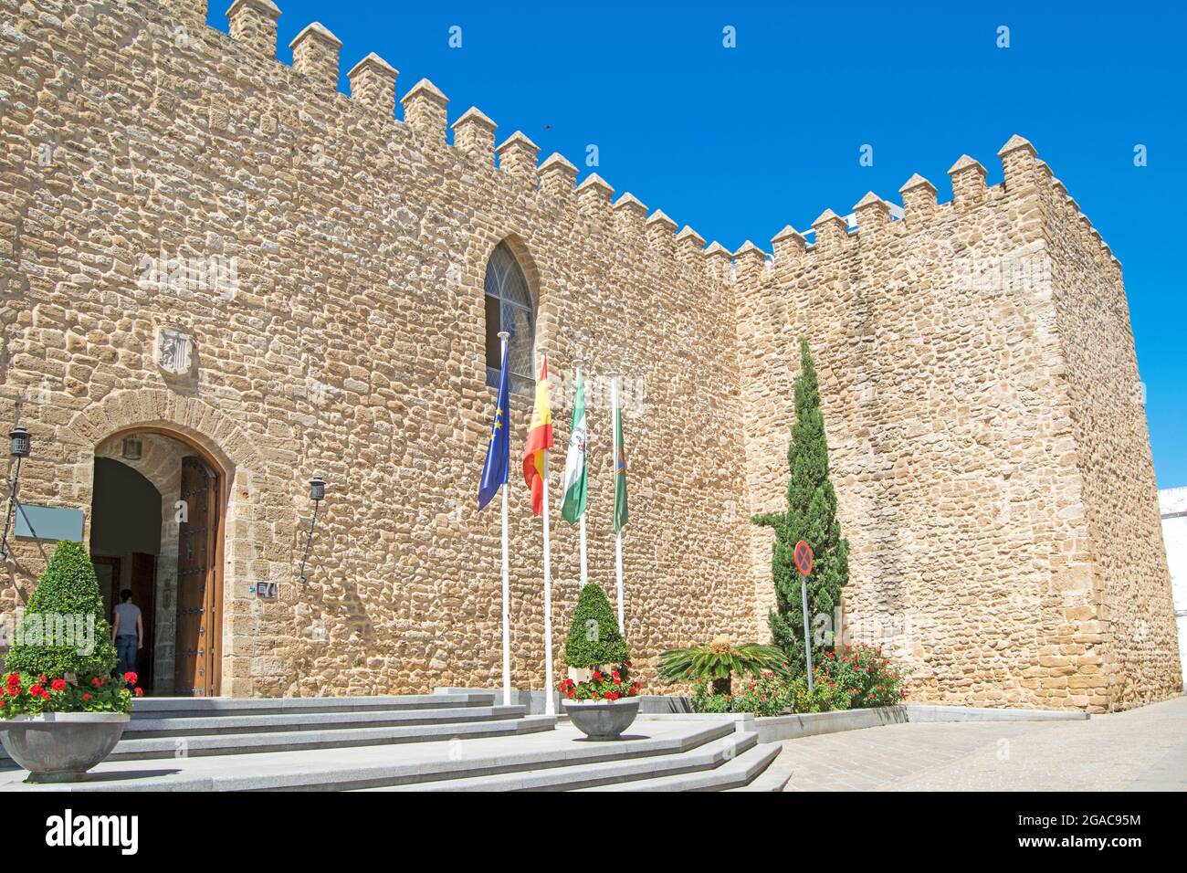 Moon Castle in Rota, Cadiz province, Andalusia, Spain Stock Photo - Alamy