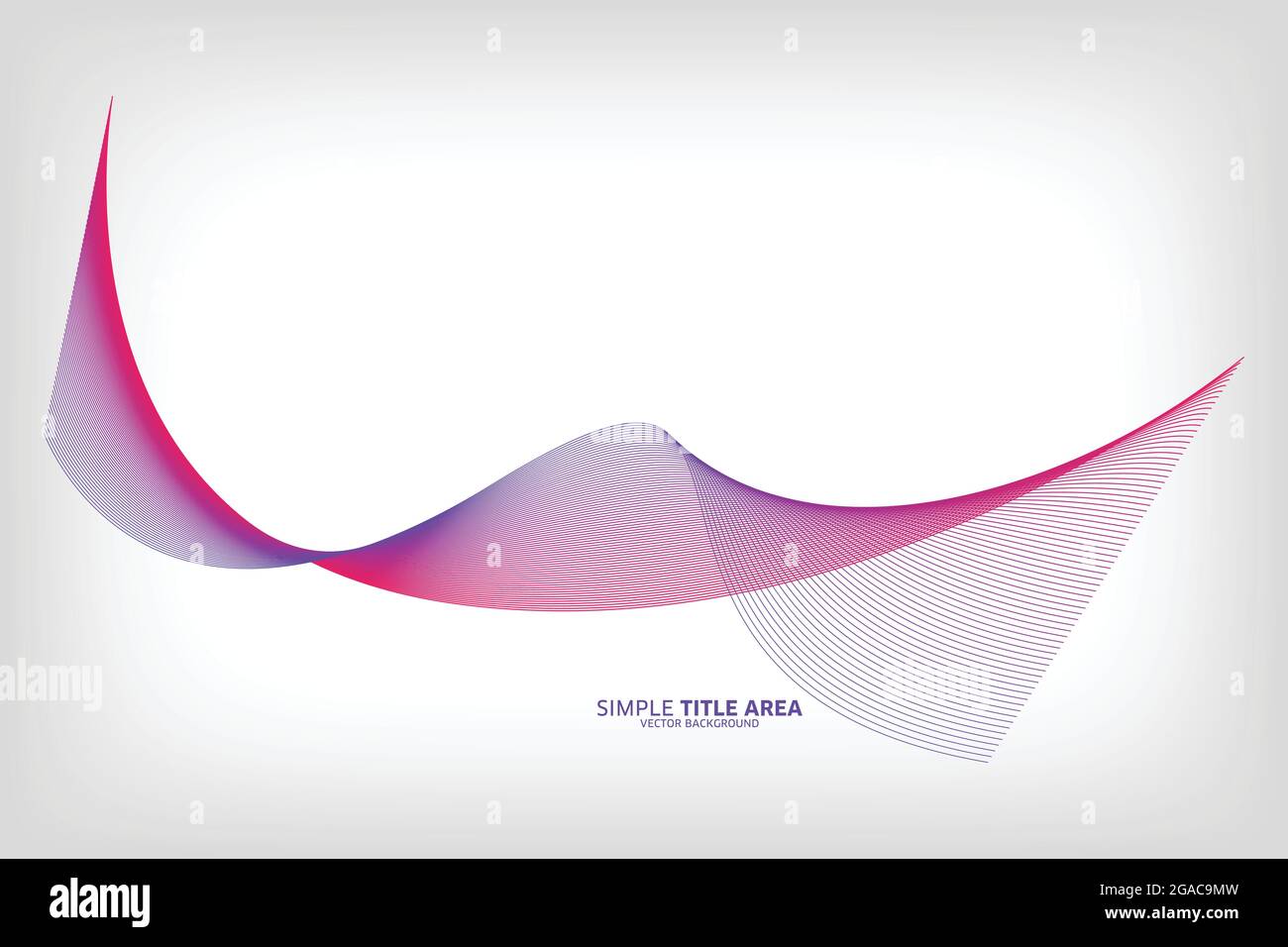 Abstract Modern Line, Text Vector Backgrounds. Wave Designed On White ...