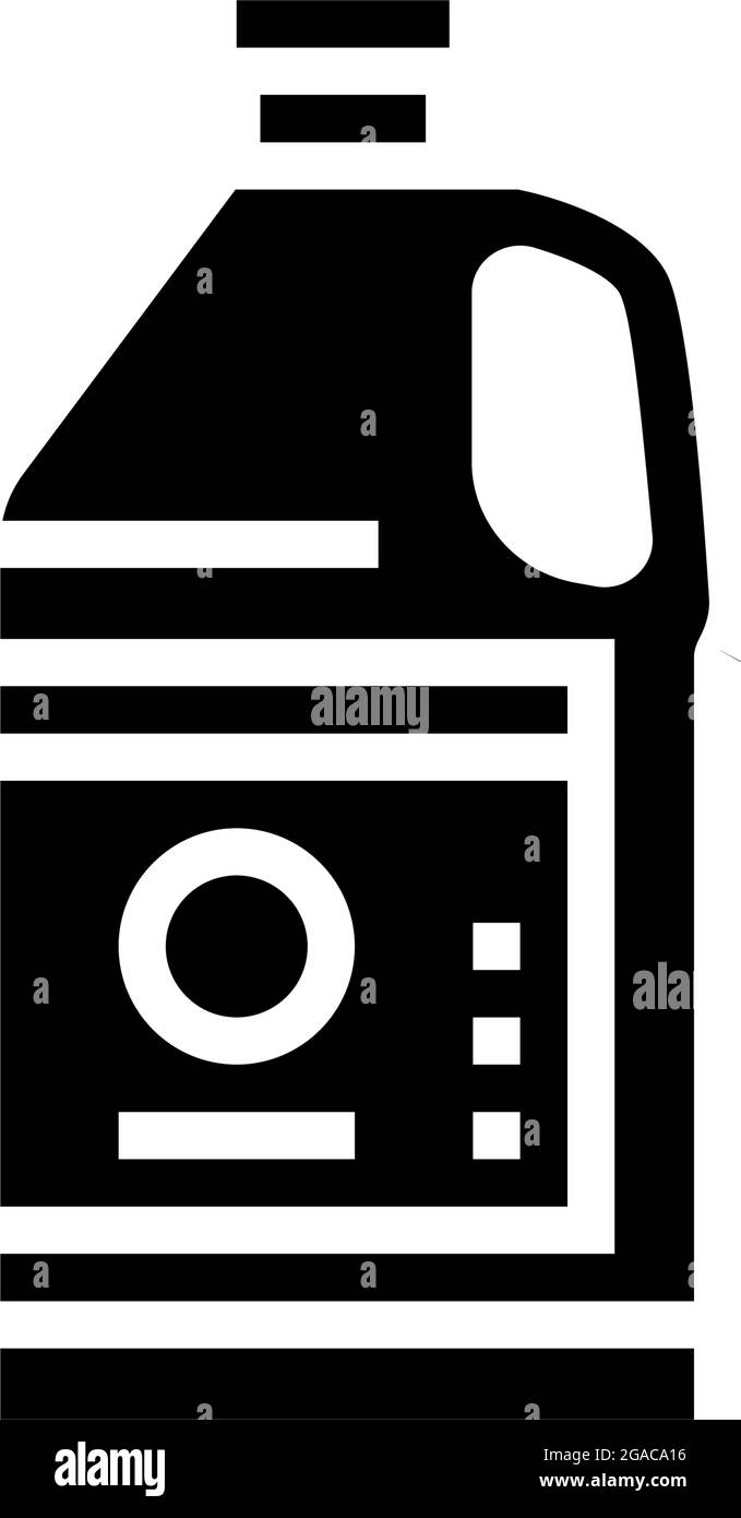 resin bottle glyph icon vector illustration Stock Vector Image & Art ...