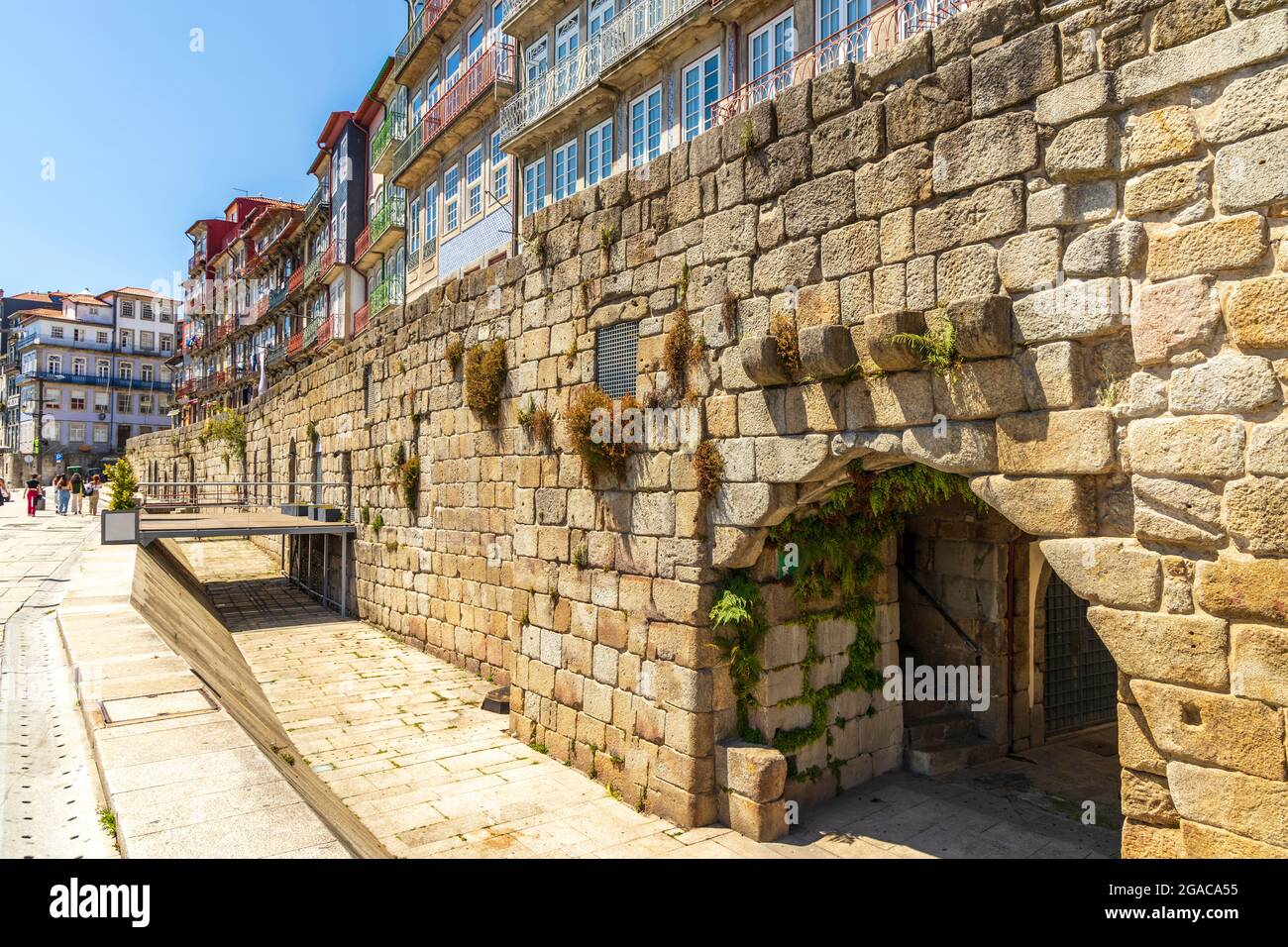 Historic embankment with medieval coal hatch built in XIV century in ...