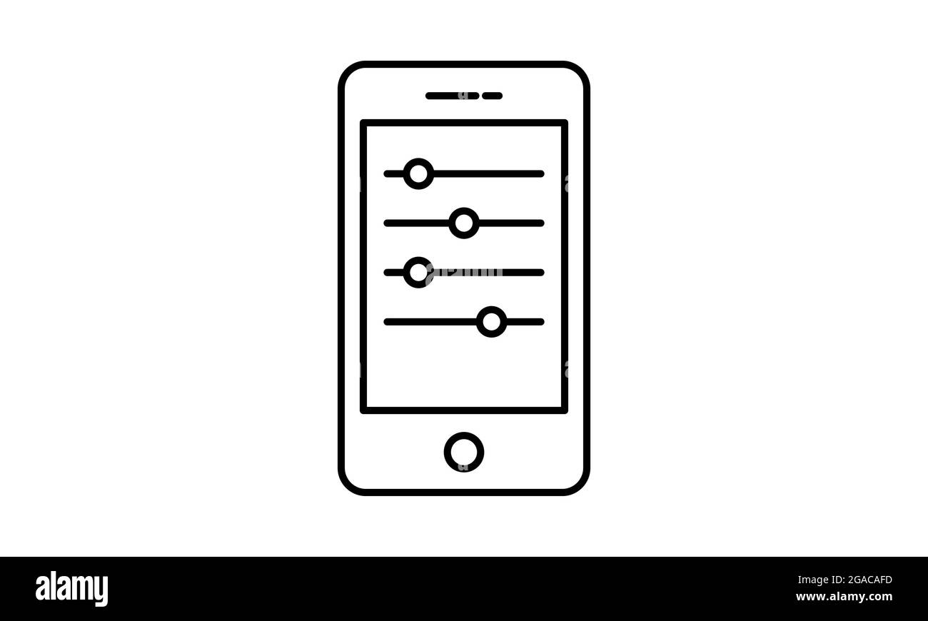 Phone configuration Stock Vector Images - Alamy