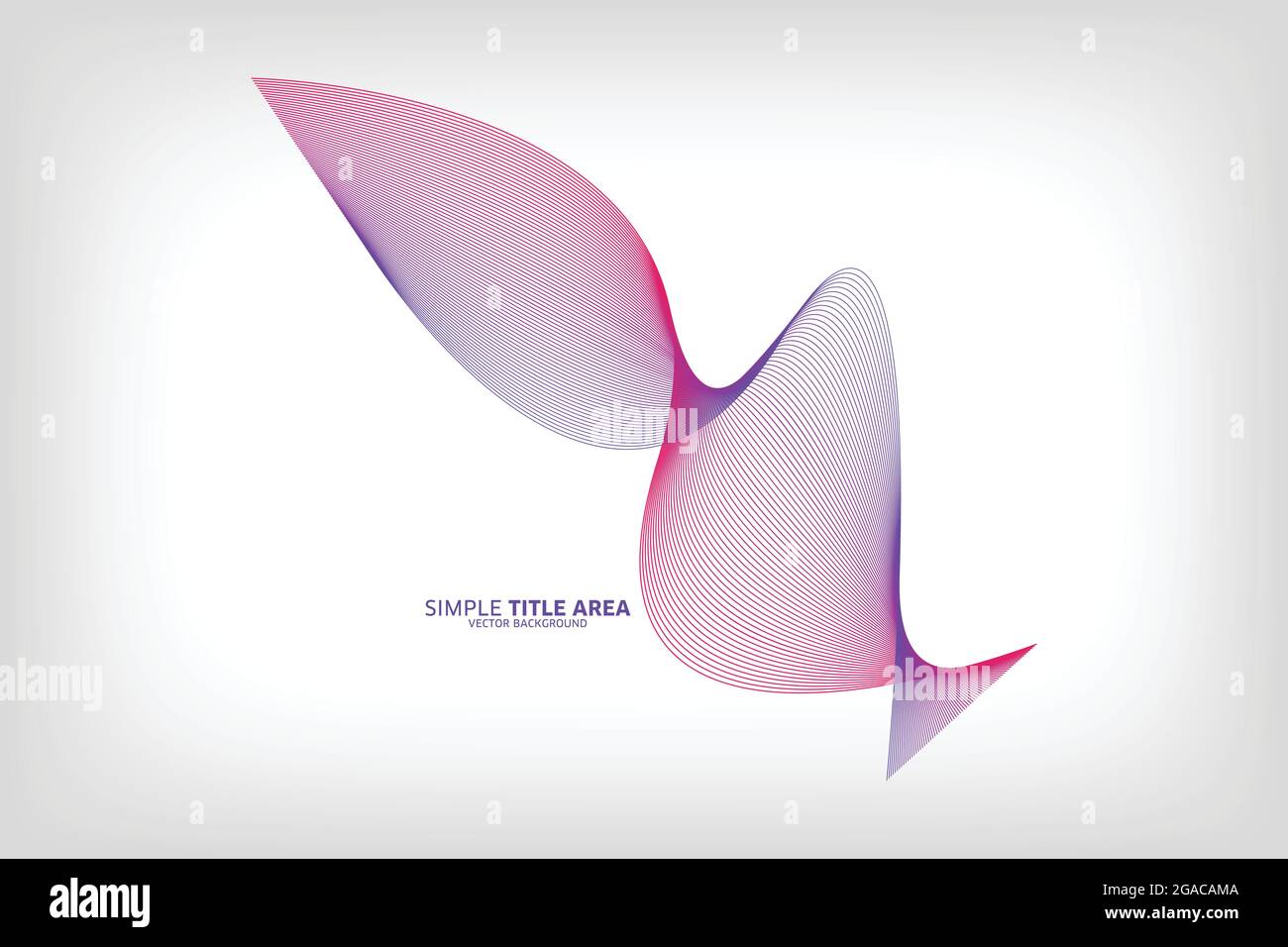 Abstract Modern Line, Text Vector Backgrounds. Wave Designed On White ...