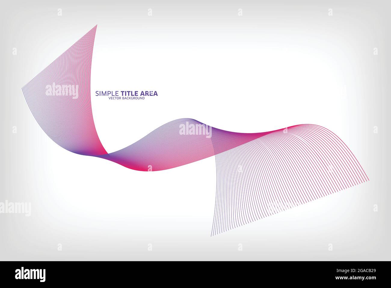 Abstract Modern Line, Text Vector Backgrounds. Wave Designed On White ...