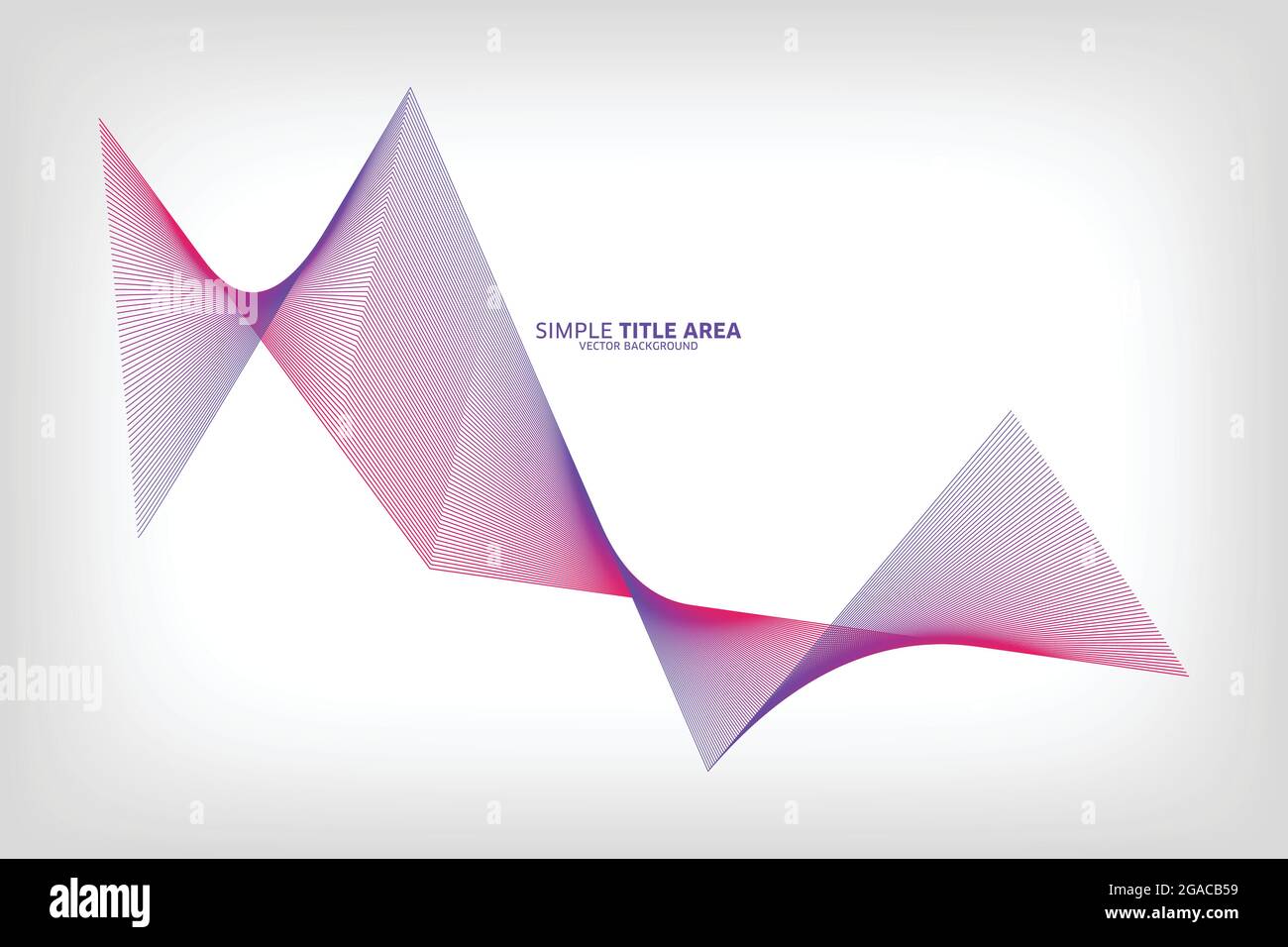 Abstract Modern Line, Text Vector Backgrounds. Wave Designed On White ...