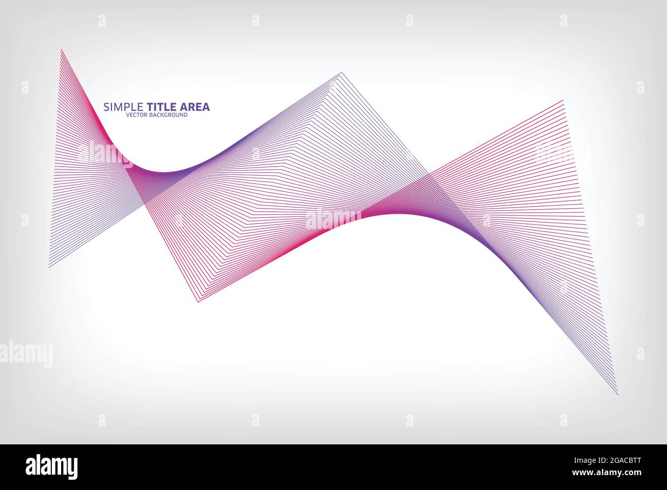 Abstract Modern Line, Text Vector Backgrounds. Wave Designed On White ...