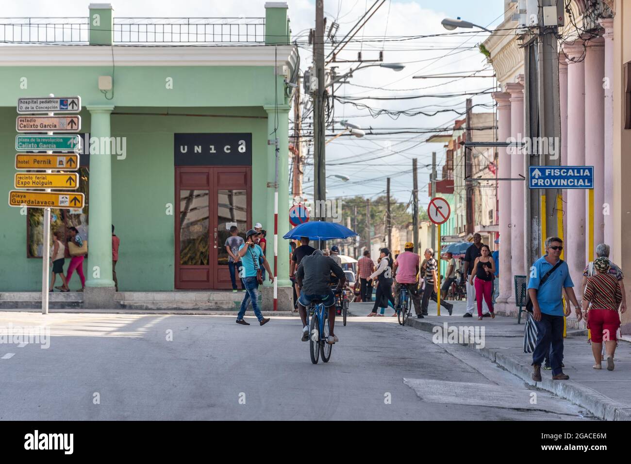 Holguin city travel, Cuba, 2016 Stock Photo - Alamy