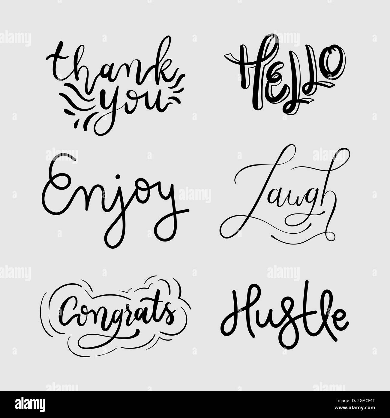 Cursive Vector Vectors High Resolution Stock Photography and Images - Alamy