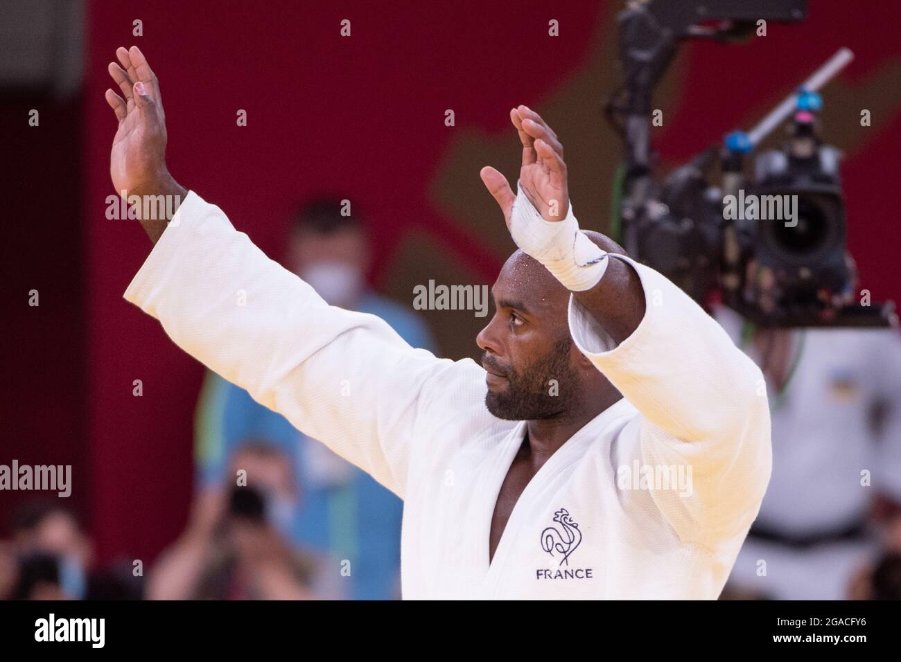 Teddy Riner (FRA) Judo men 100 kg bronze final JULY 30, 2021: Tokyo ...