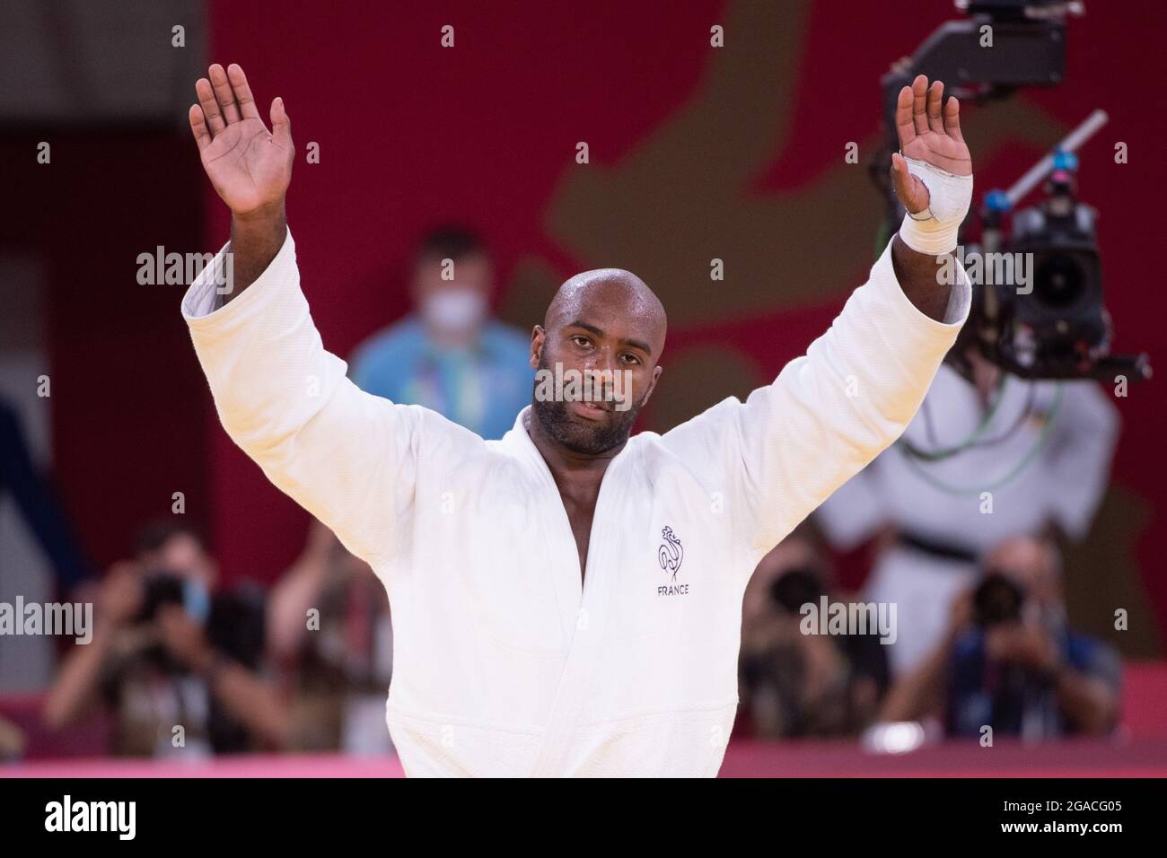 Teddy Riner (FRA) Judo men 100 kg bronze final JULY 30, 2021: Tokyo ...