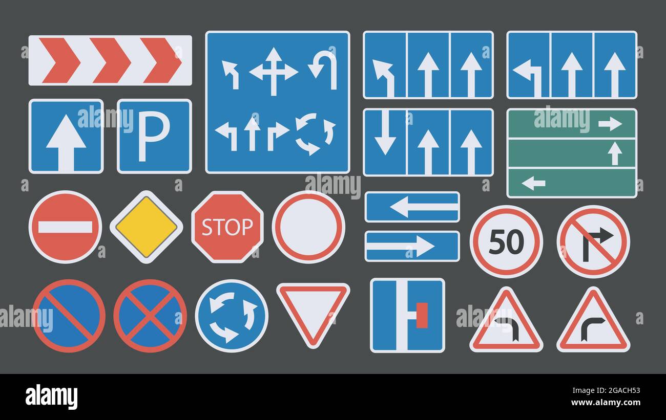 Big roadside sign Stock Vector Images - Alamy