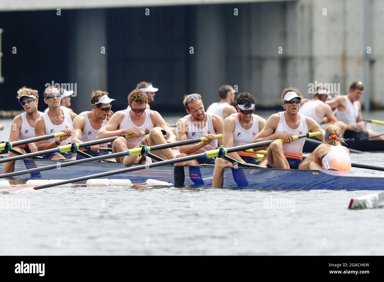 TOKYO, 30-07-2021, Sea Forest Waterway, Olympic Games, Rowing session ...