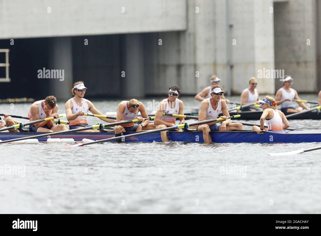 TOKYO, 30-07-2021, Sea Forest Waterway, Olympic Games, Rowing session ...