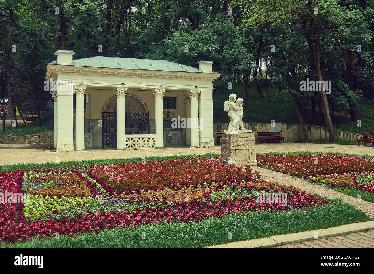 Drinking gallery of mineral spring Essentuki, Yessentuki, resort town ...