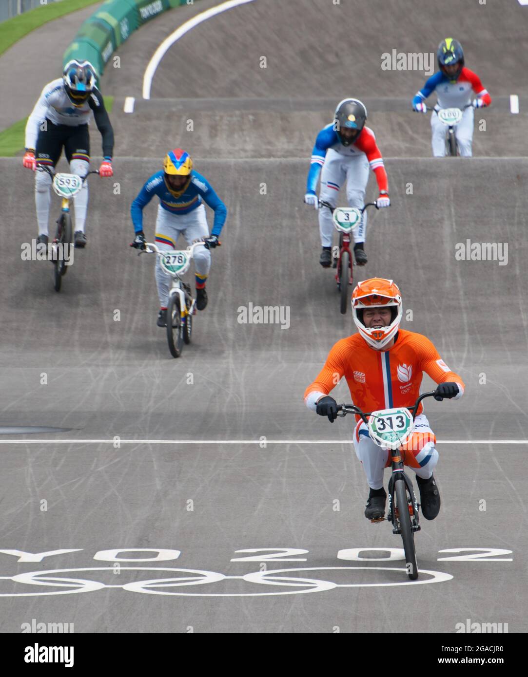 Tokyo, Japan. 30th July, 2021. Netherlands' Niek Kimmann crosses the ...