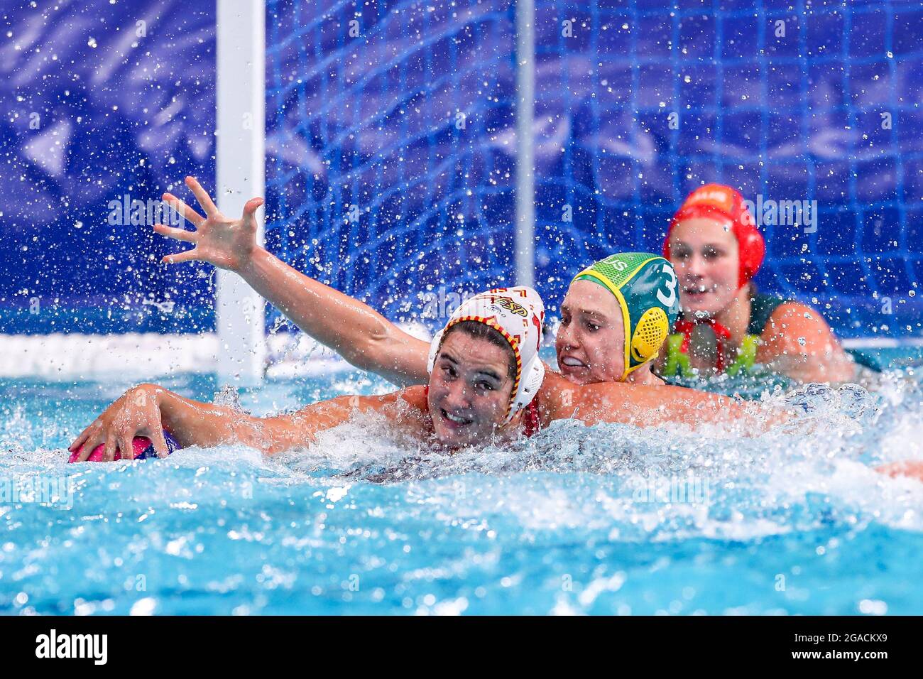 TOKYO, JAPAN - JULY 30: Paula Leiton of Spain, Hannah Buckling of ...