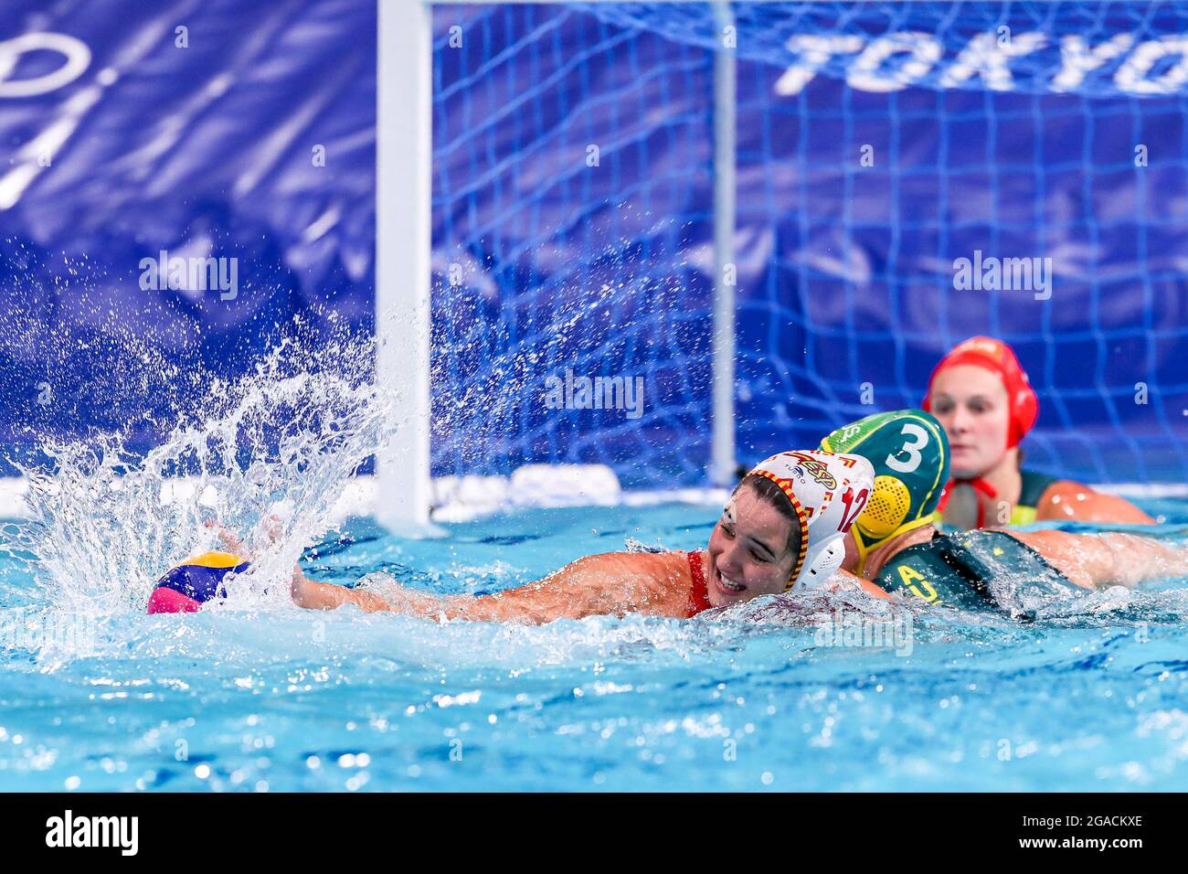TOKYO, JAPAN - JULY 30: Paula Leiton of Spain, Hannah Buckling of ...