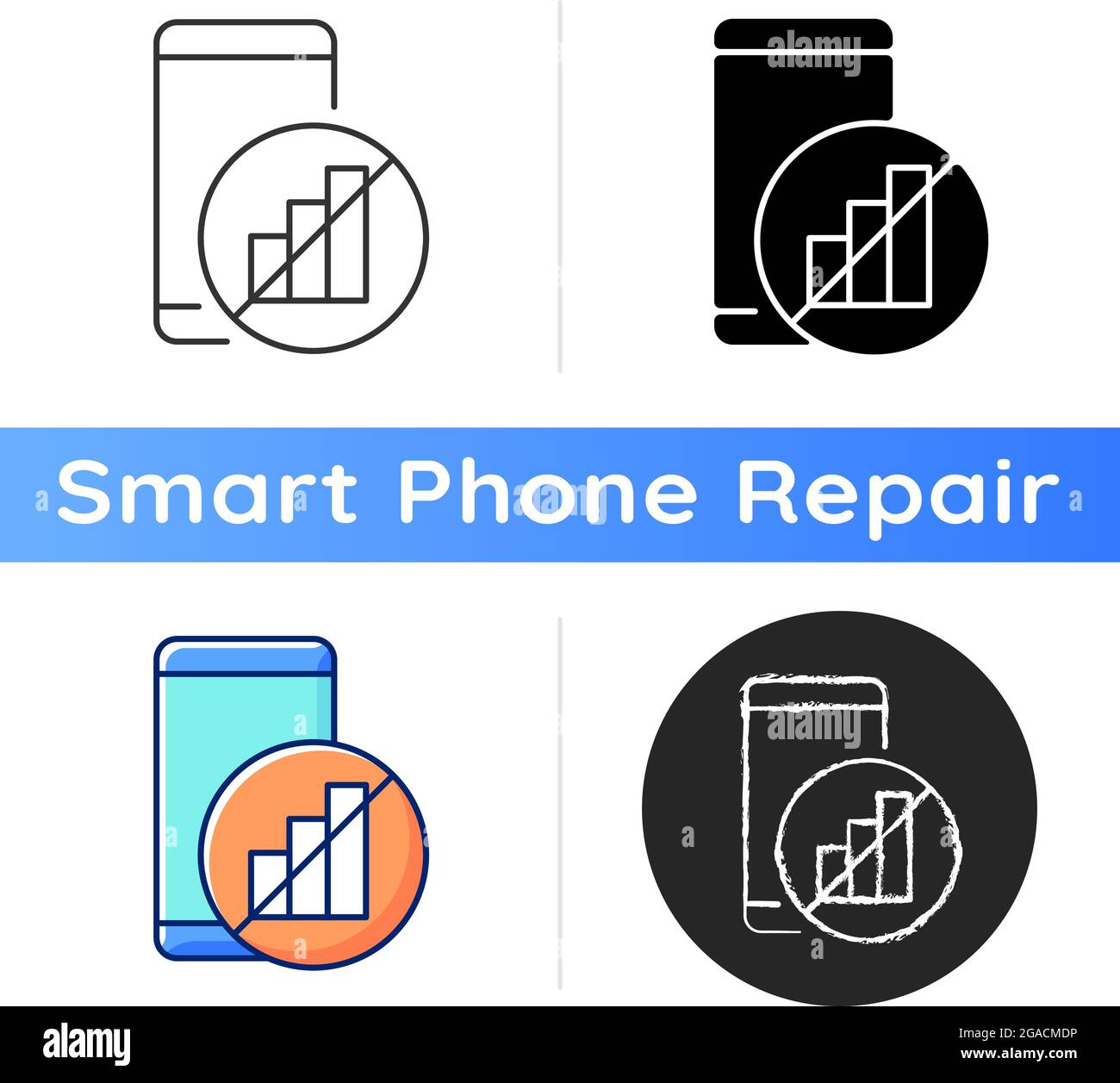 No signal icon Stock Vector Image & Art - Alamy