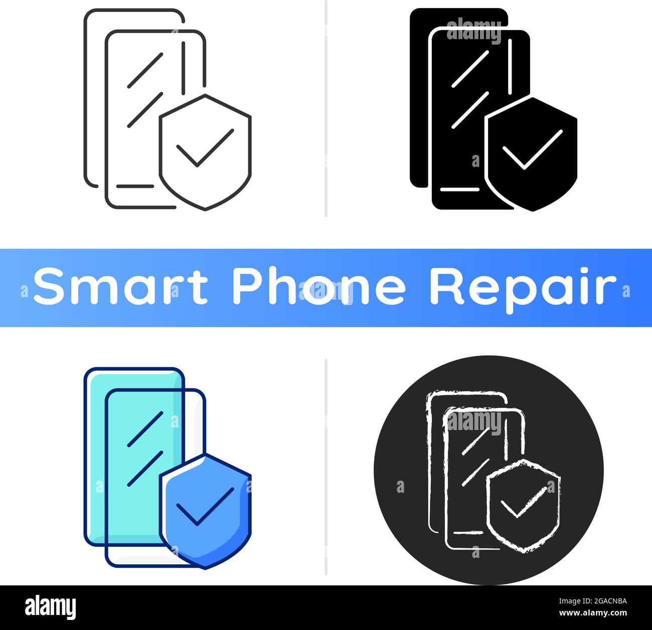 Screen protectors icon Stock Vector Image & Art - Alamy