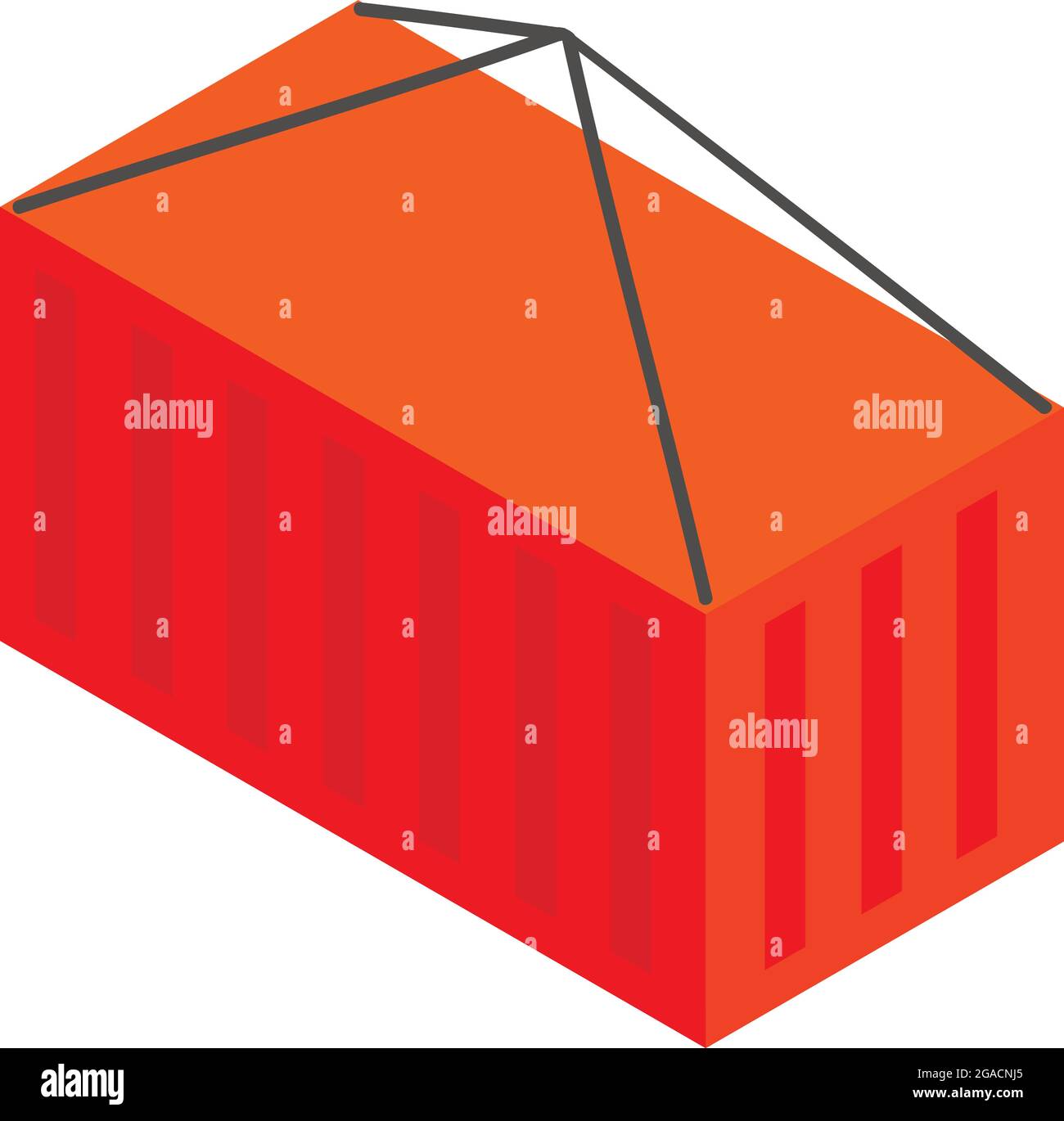 Cargo Loading Up Close Stock Vector Images - Alamy