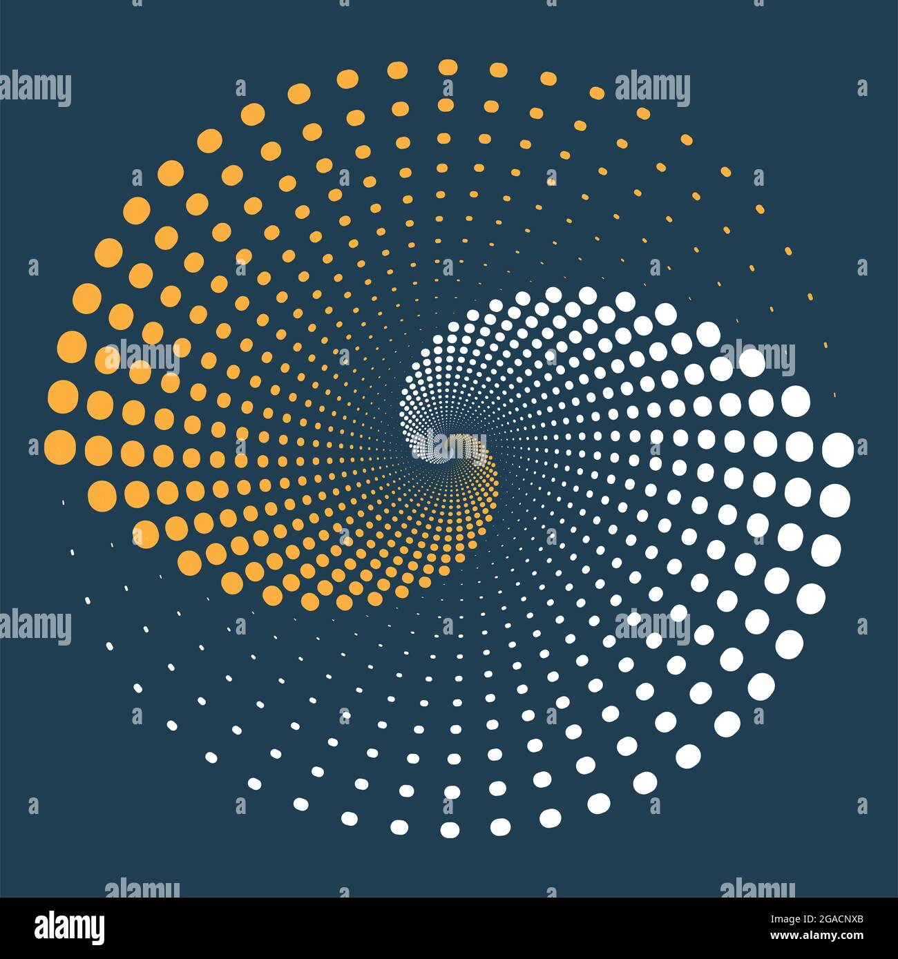 Glowing Halftone Dots Circle, Auxiliary Graphic Elements for Designs ...