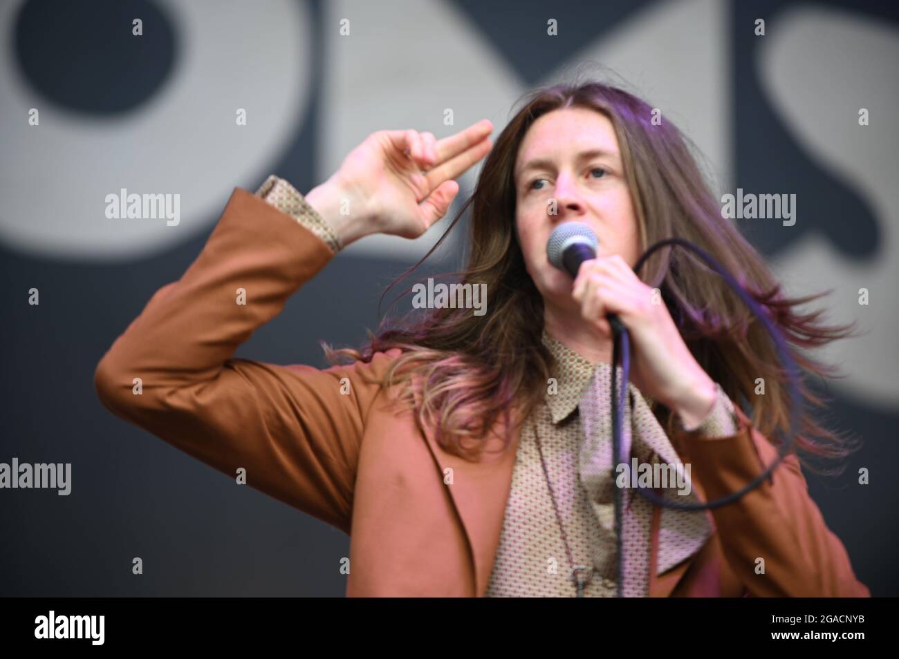 Blossoms Performing at Tramlines Sheffield Stock Photo - Alamy