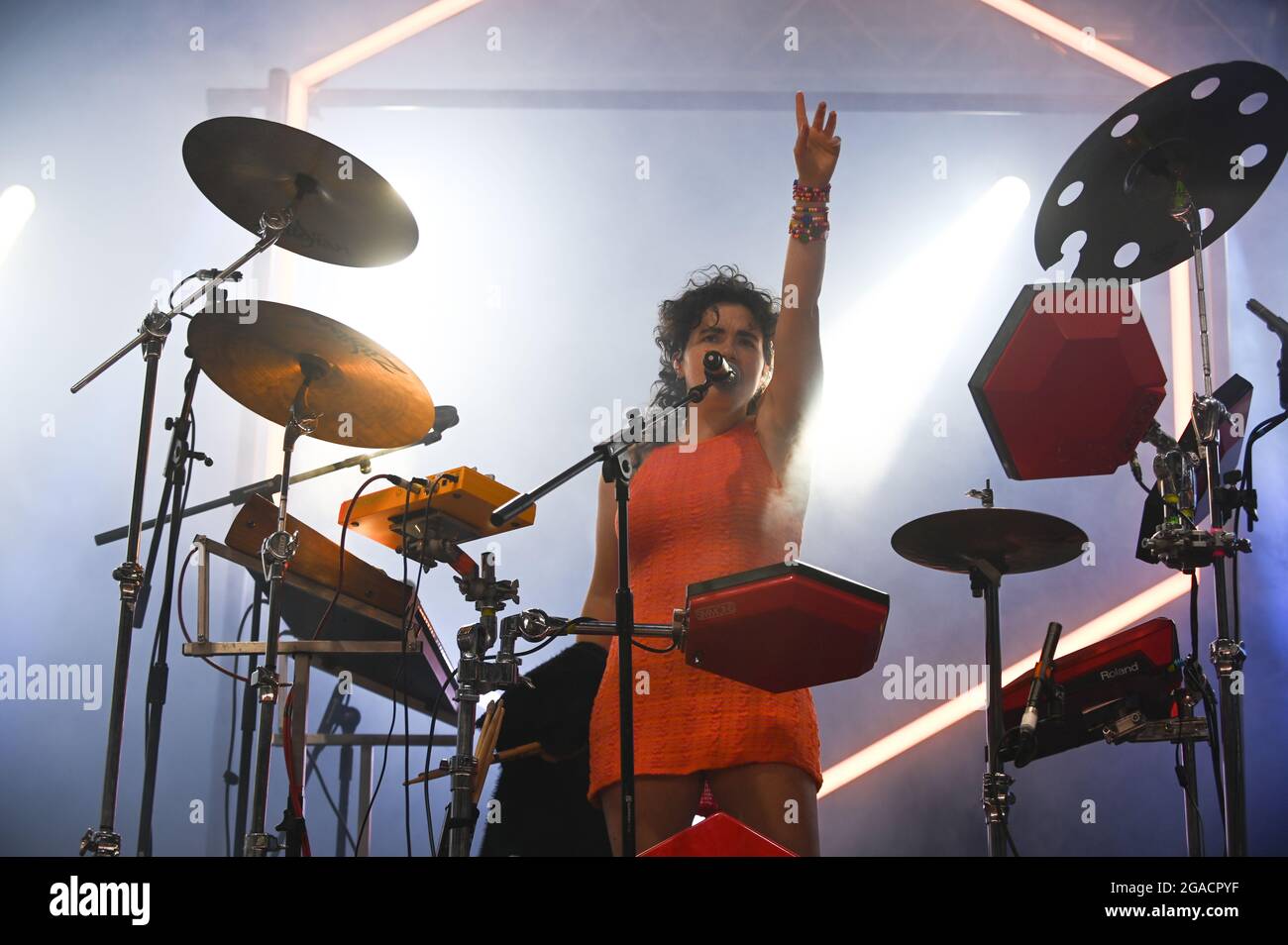 Georgia Performing at Tramlines Festival 2021 Stock Photo - Alamy