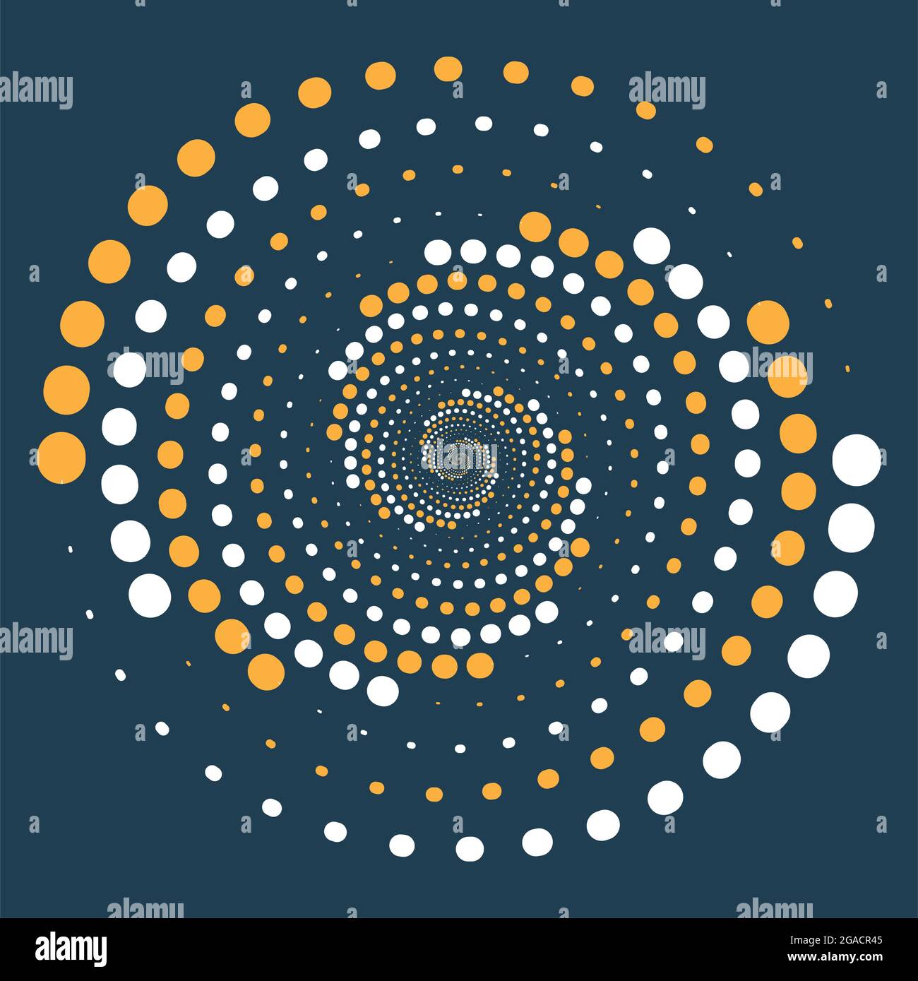 Glowing Halftone Dots Circle, Auxiliary Graphic Elements for Designs ...