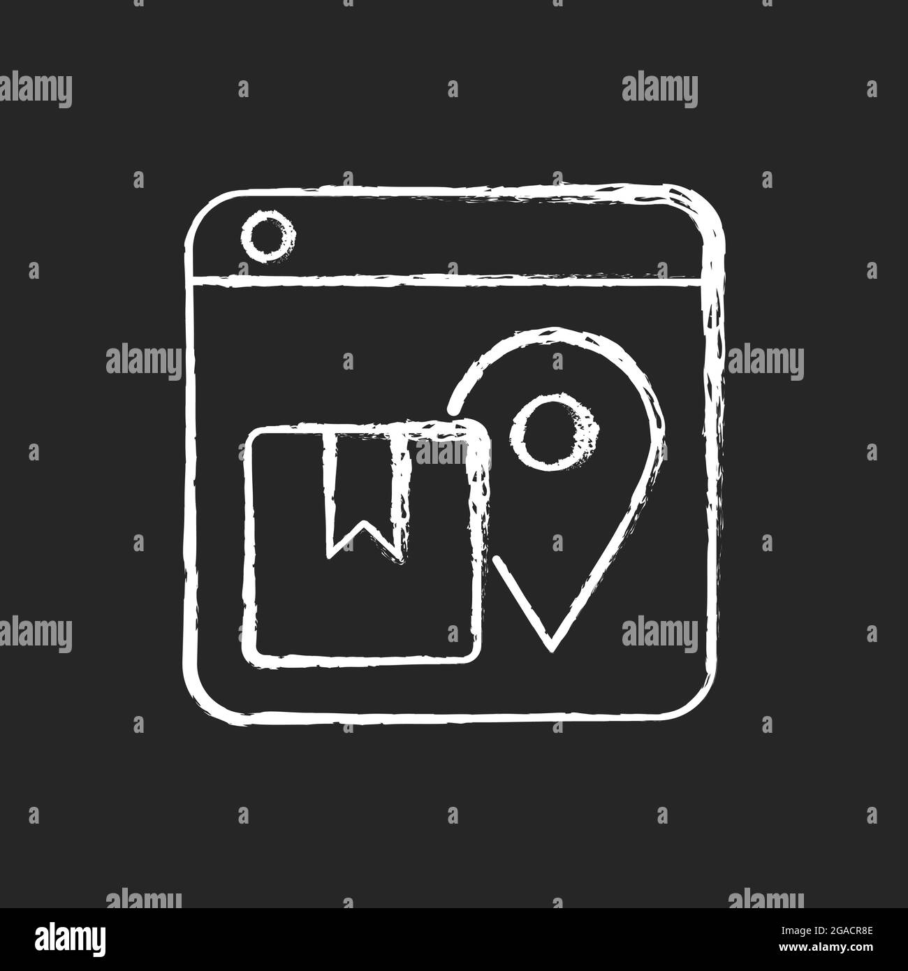 Tracing on map Stock Vector Images - Alamy