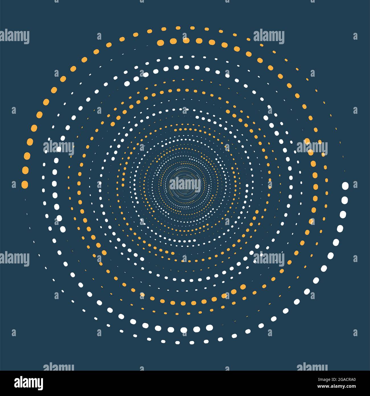 Glowing Halftone Dots Circle, Auxiliary Graphic Elements for Designs ...
