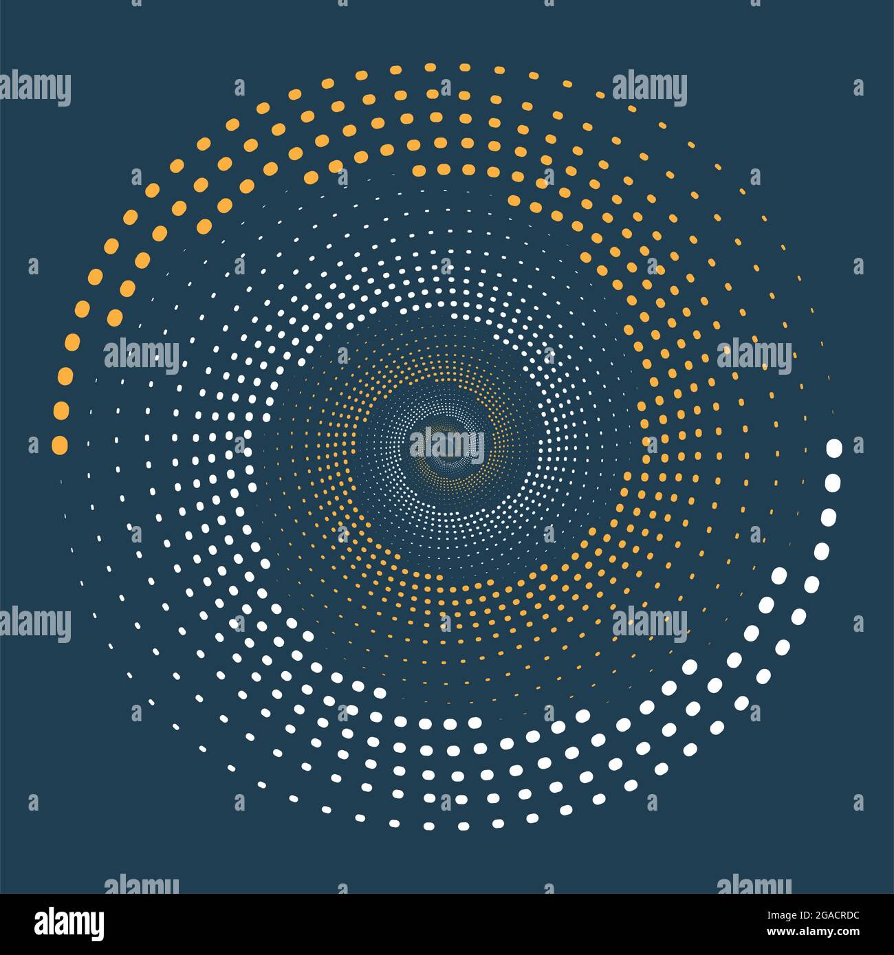 Glowing Halftone Dots Circle, Auxiliary Graphic Elements for Designs ...
