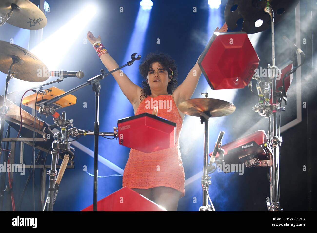 Georgia Performing at Tramlines Festival 2021 , Sheffield, England , UK ...