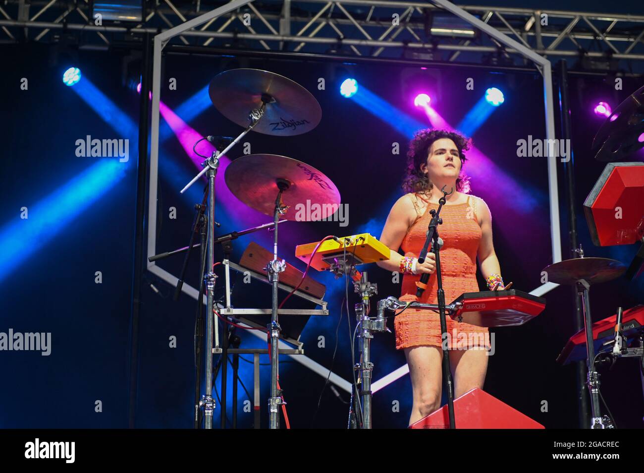 Georgia Performing at Tramlines Festival 2021 , Sheffield, England , UK ...