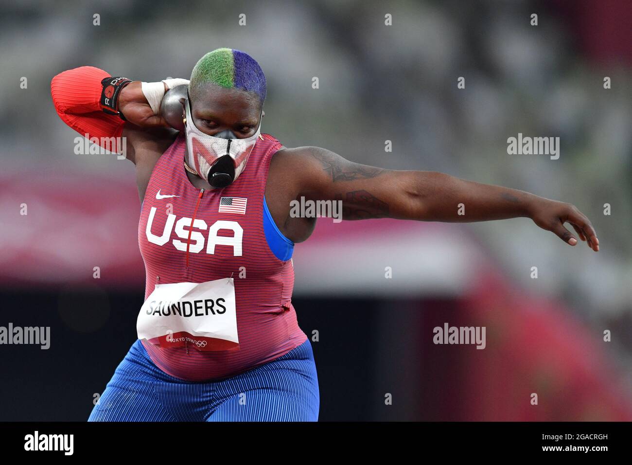 Tokyo, Japan. Credit: MATSUO. 30th July, 2021. SAUNDERS Raven (USA ...