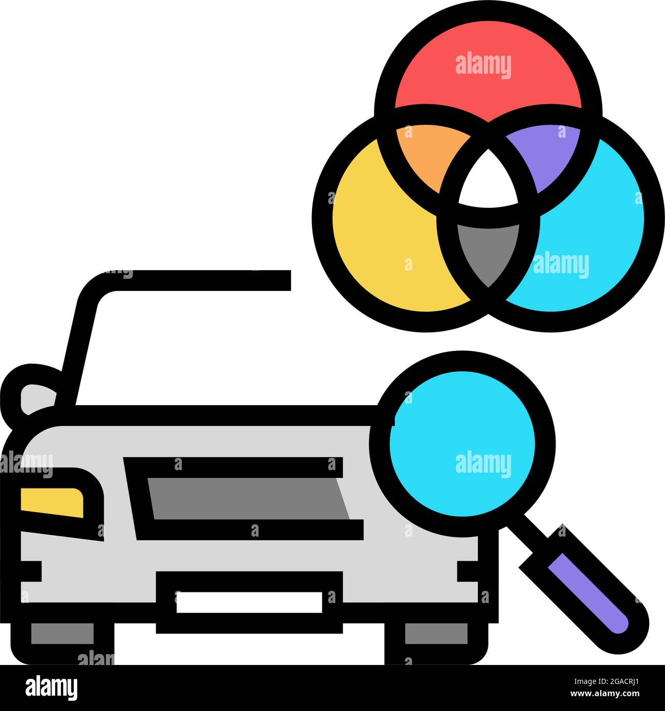 color matching color icon vector illustration Stock Vector Image & Art ...