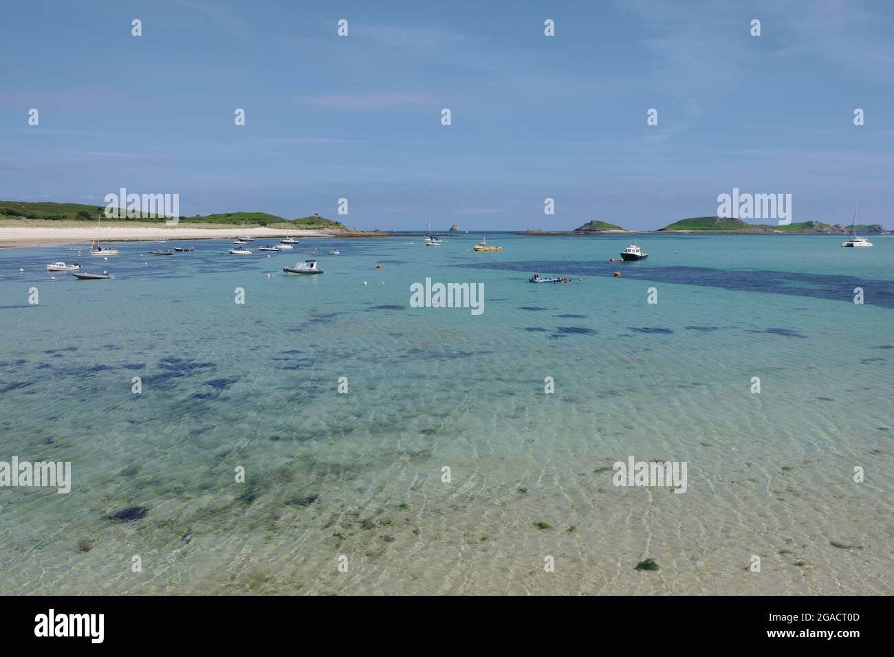 Higher Town bay, Par beach, St Martin's island, Isles of Scilly ...