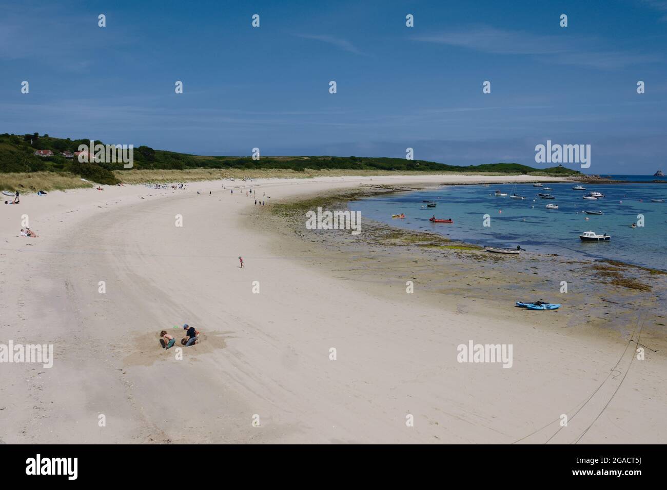 Higher Town bay, Par beach, St Martin's island, Isles of Scilly ...