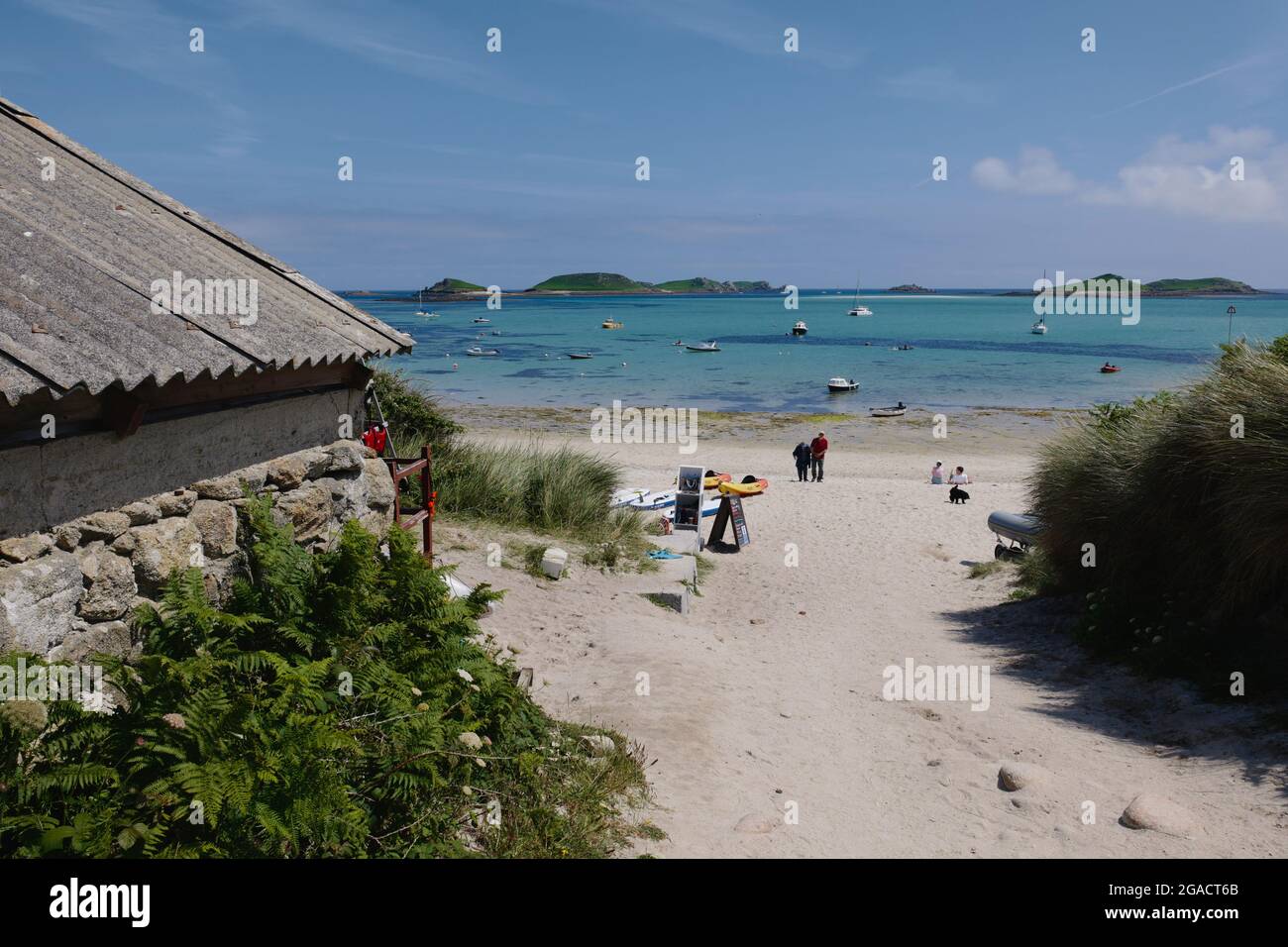 Higher Town bay, Par beach, St Martin's island, Isles of Scilly ...