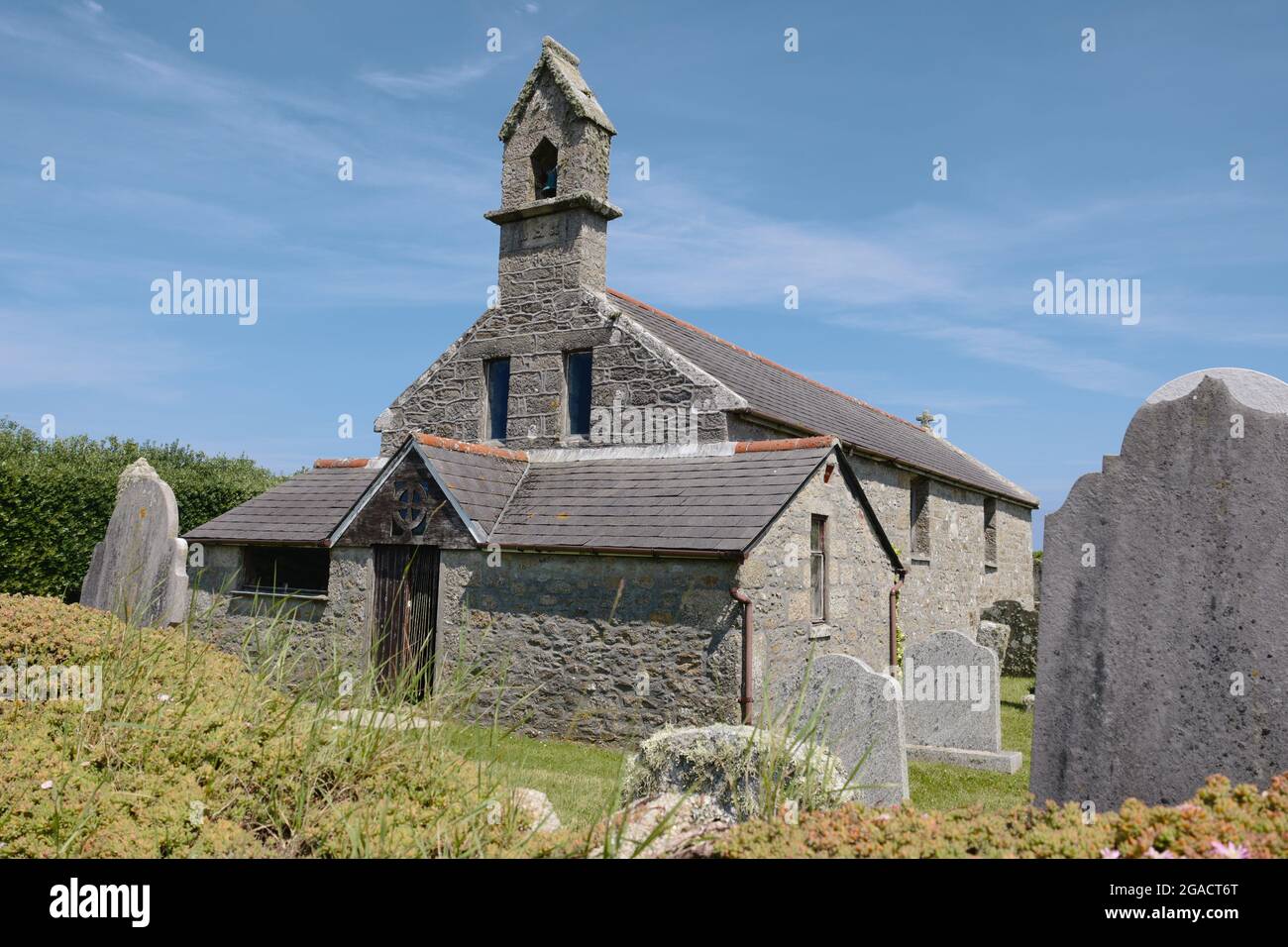 St Martin's church, St Martin's island, Isles of Scilly, Cornwall ...