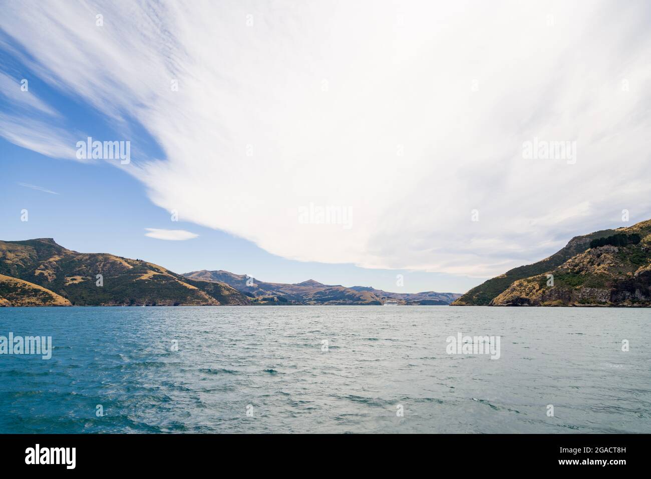 Beautiful scenery of New Zealand Akaroa Stock Photo - Alamy