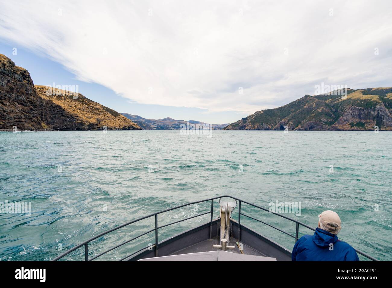 Beautiful scenery of New Zealand Akaroa Stock Photo - Alamy