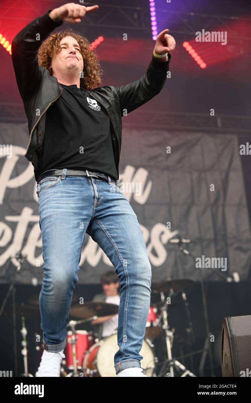Pigeon Detectives Performing Live at Tramlines Festival 2021 Stock ...