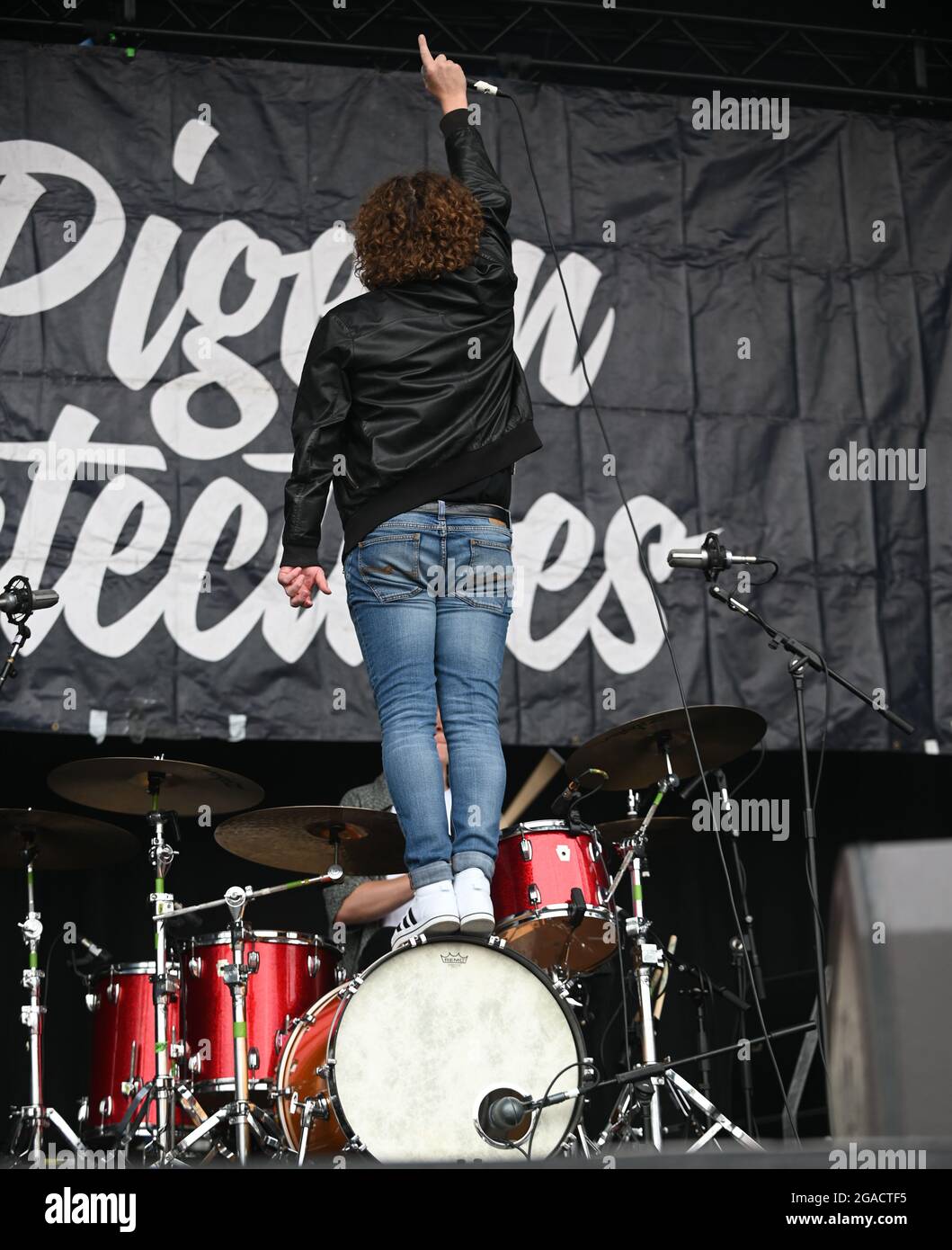 Pigeon Detectives Performing Live at Tramlines Festival 2021 Stock ...