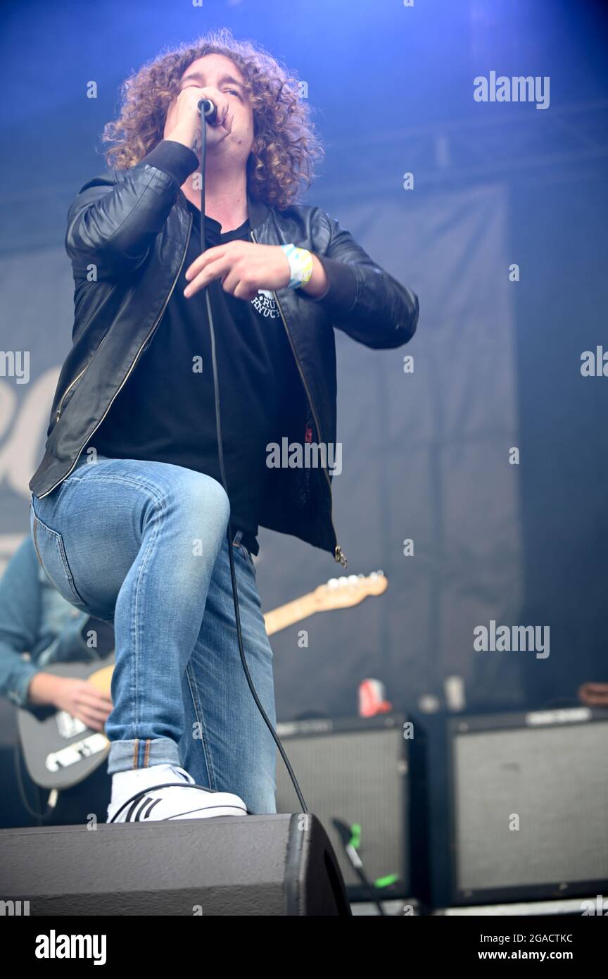 Pigeon Detectives Performing Live at Tramlines Festival 2021 Stock ...